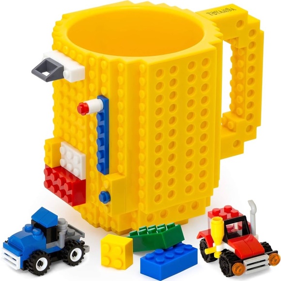 Lego | Toys | Buildon Brick Lego Cup Diy Building Blocks Puzzle Mug ...